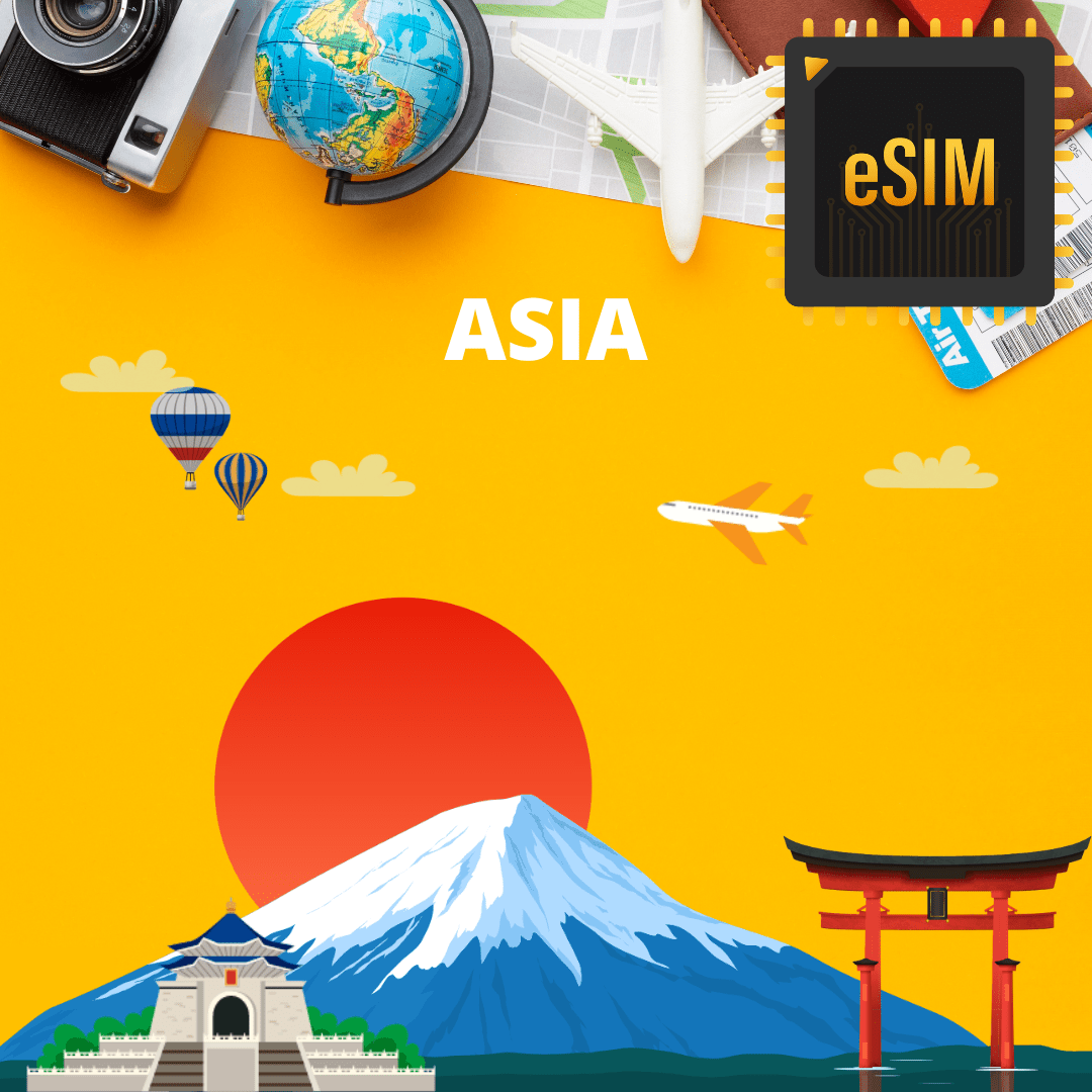 Asia ESIM | TravelKon