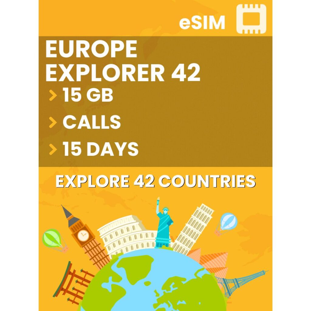 Europe ESIM - TravelKon