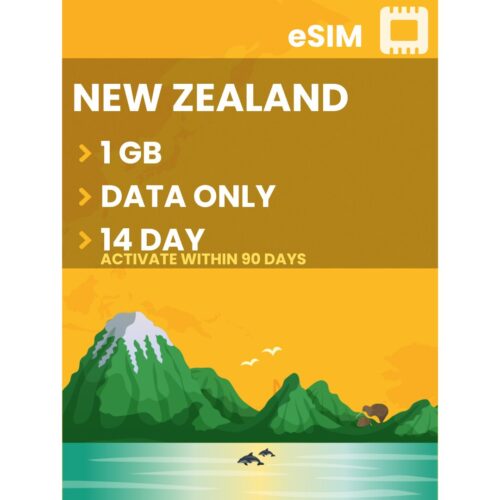 New Zealand ESIM - TravelKon