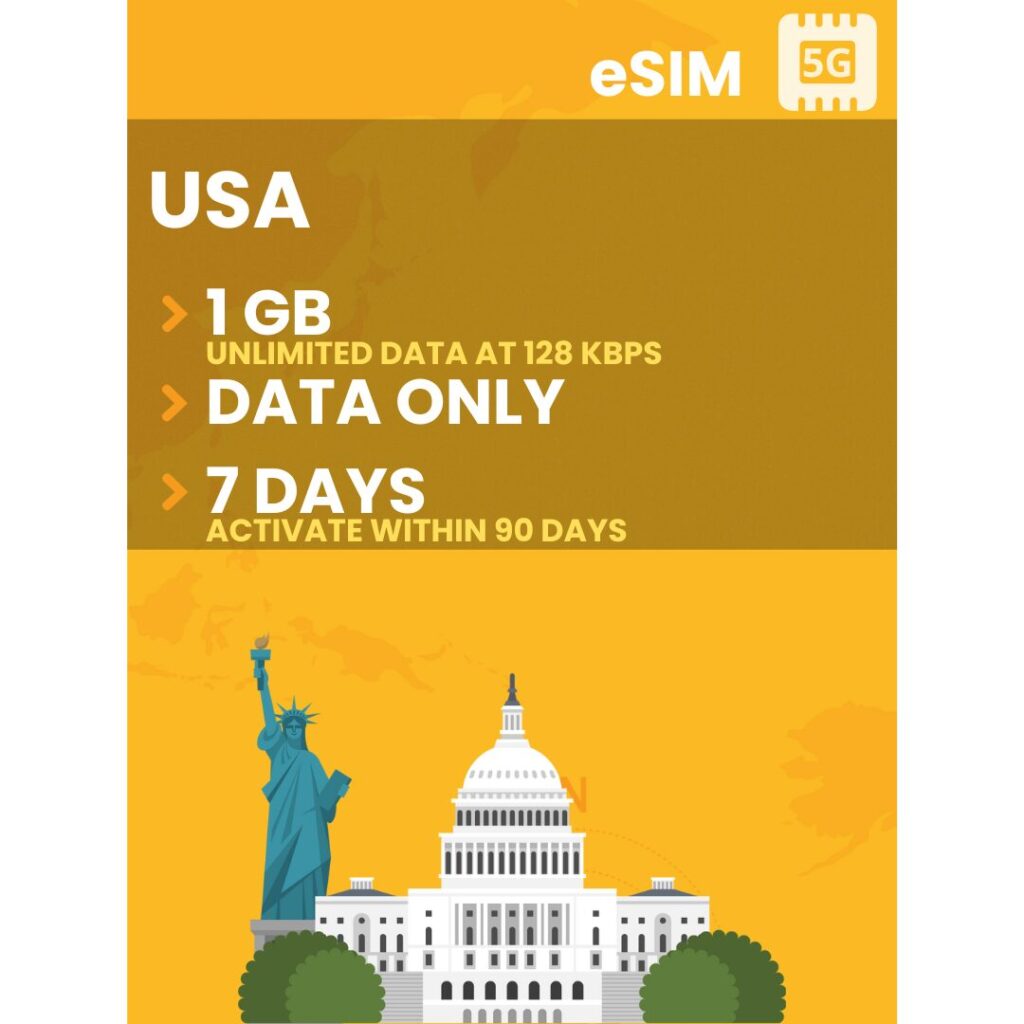 USA ESIM - TravelKon
