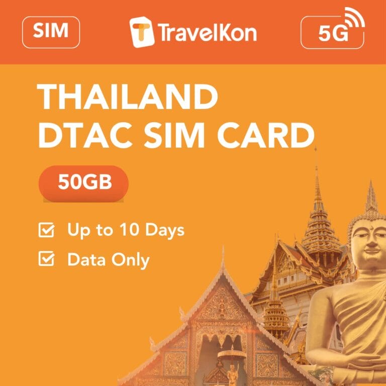 Thailand 5G SIM Card | DTAC - TravelKon