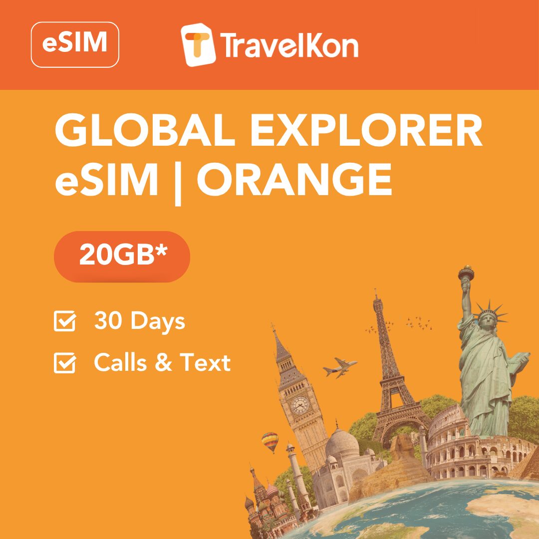 Orange Global Explorer ESIM 180+ Countries - TravelKon