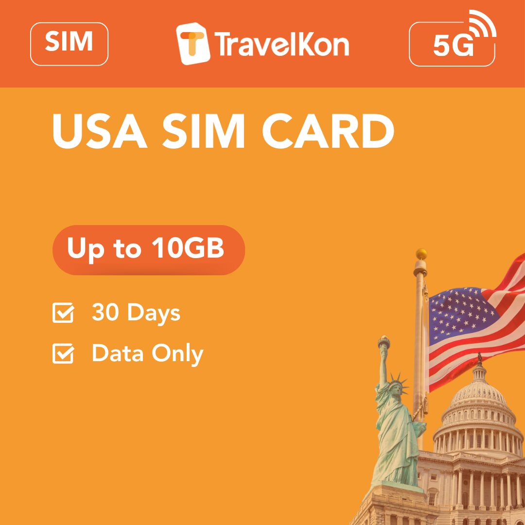 USA 5G SIM Card - TravelKon