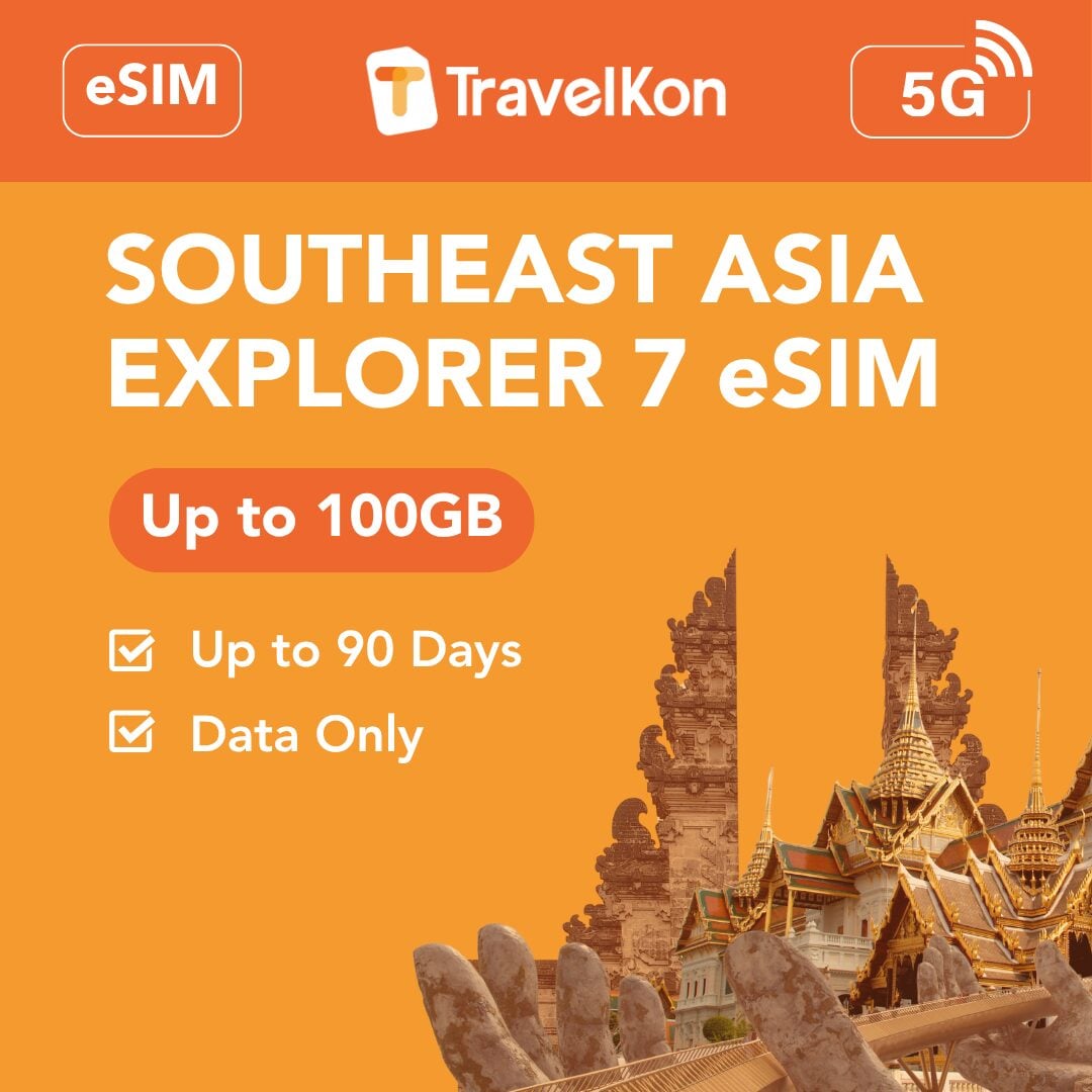 Southeast Asia 5G ESIM 7 Countries - TravelKon