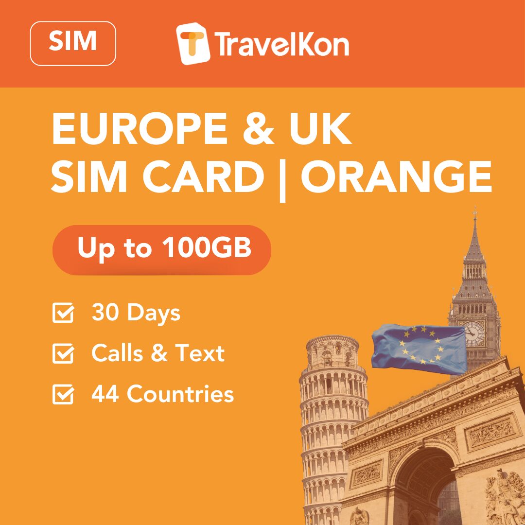 Europe & UK SIM Card 44 Countries | Orange - TravelKon